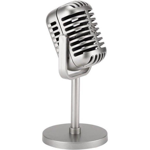 Party Supplies | Classic Retro Style Microphone Propfake Vintage ...